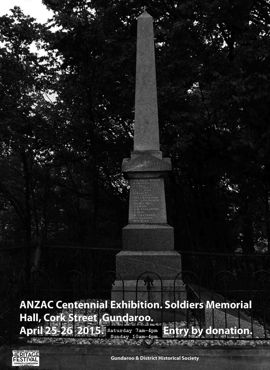 11. THE WAR MEMORIAL | The Gundaroo and District Historical Society